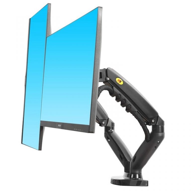 NB North Bayou F160 Dual Full Motion Ergonomic Monitor Arm | North Bayou